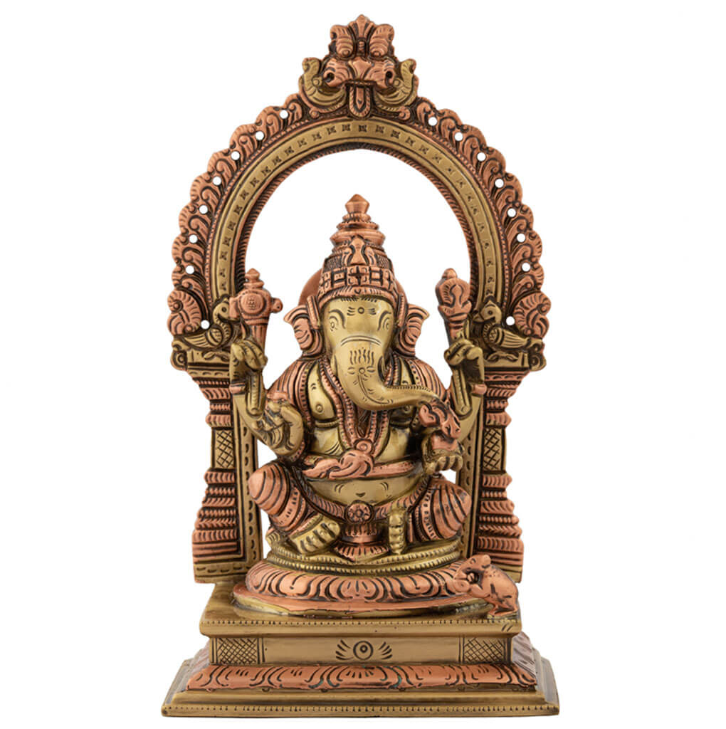Ganesha With Arch – mantra gold coatings
