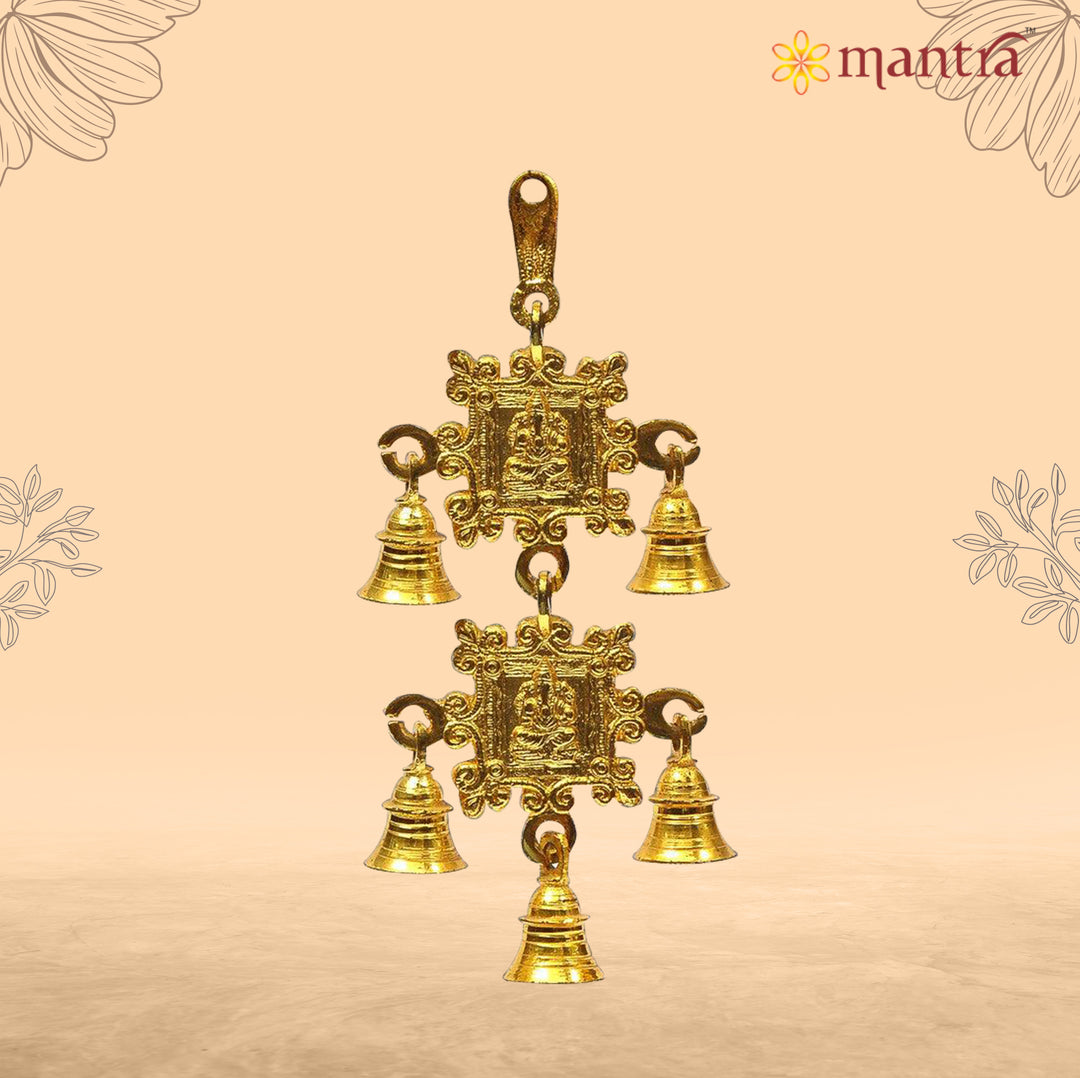 Ganesha Two Step Bell 10.4" – mantra gold coatings