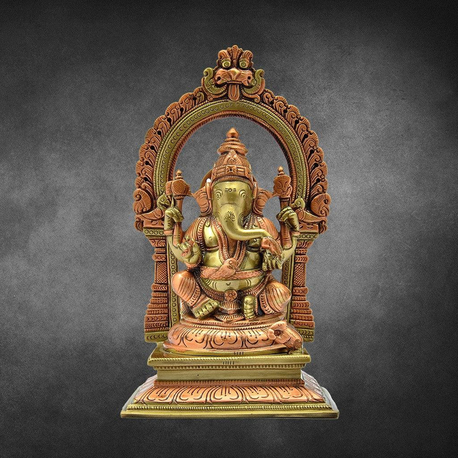 Ganesha With Arch – mantra gold coatings